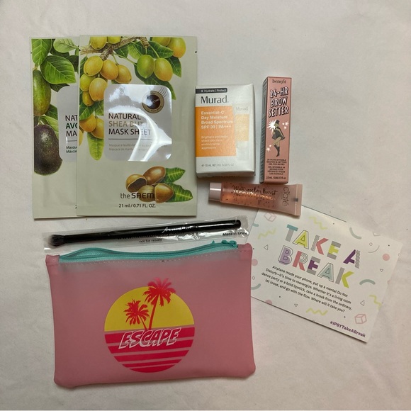 ipsy | Makeup | Ipsy July 220 Escape Take A Break Glam Bag With 5 ...